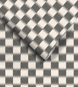 Checkmate Wallpaper in Ink by Woodchip & Magnolia | Jane Clayton