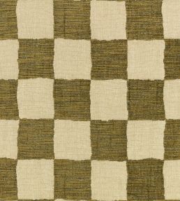 Checkmate Fabric in Olive by Zinc | Jane Clayton