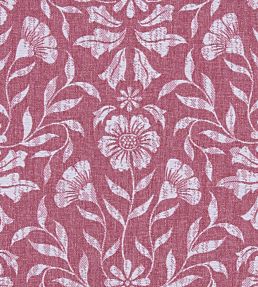 Berkeley Fabric by Clarke & Clarke in Raspberry | Jane Clayton