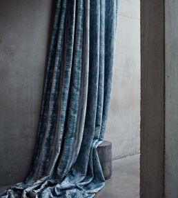 Contour Fabric by Clarke & Clarke in Denim | Jane Clayton