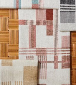 Colony Fabric in Red by Nobilis | Jane Clayton