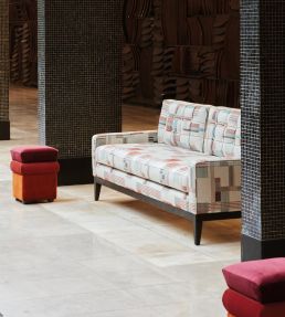 Colony Fabric in Red by Nobilis | Jane Clayton