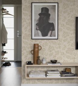 Cornelia Wallpaper in Beige by Borastapeter | Jane Clayton