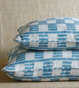 Cove 53 x 53cm Ready Made Cushions in Light Blue by Fermoie | Jane Clayton