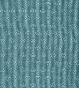 Crete Fabric in Peacock by Thibaut | Jane Clayton