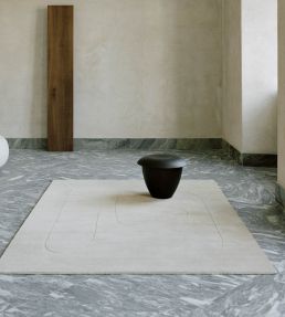 Cursive Expanse Rug in Beige by Linie Design | Jane Clayton