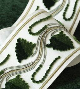 Daphne Velvet Border Trimmings in Terra by Samuel & Sons | Jane Clayton