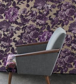 Roseus Wallpaper by Designers Guild in Peony | Jane Clayton
