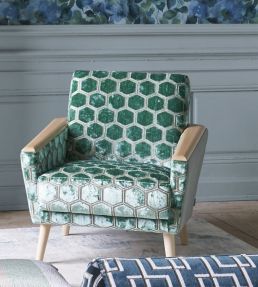 Manipur Fabric by Designers Guild in Pale Jade | Jane Clayton