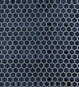Manipur Fabric by Designers Guild in Midnight | Jane Clayton