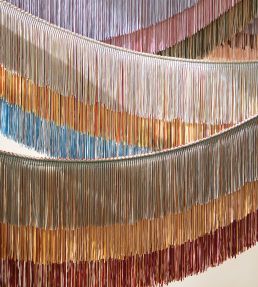 Elementi Tiered Fringe Trimmings in Carciofo by Samuel & Sons | Jane ...
