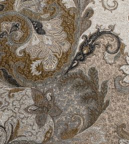 Elizabeth Paisley Fabric in Partridge by de Le Cuona | Jane Clayton