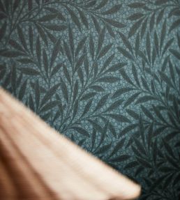 Emery's Willow Wallpaper in Emery Blue by Morris & Co | Jane Clayton