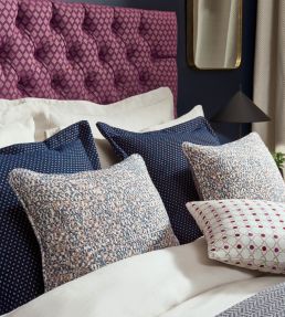 Equator Fabric in Raspberry by Clarke & Clarke | Jane Clayton