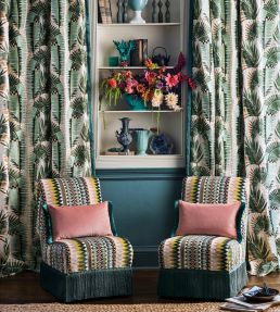 Farrah Fabric in Agave by Temperley London for Romo | Jane Clayton