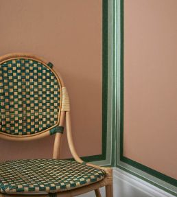 Felipe Border Wallpaper in Red by DADO | Jane Clayton