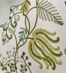 Fern Tree Fabric in Green by Colefax and Fowler | Jane Clayton