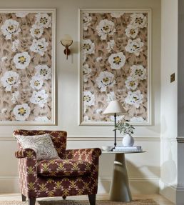 Florent Wallpaper in Sailcloth / Celestial / Clay by Harlequin | Jane ...