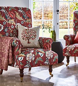 Folklore Fabric in Peppercorn by Prestigious Textiles | Jane Clayton