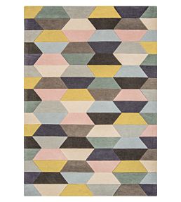 Funk Honeycomb Rug by Asiatic in Pastel | Jane Clayton
