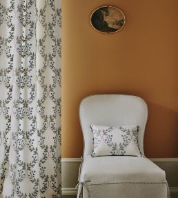 Georgia Fabric in Aqua by Colefax and Fowler | Jane Clayton