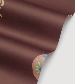 Glastonbury Stripe Wallpaper in Brinjal by Liberty | Jane Clayton