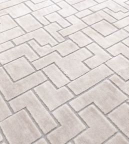 Glaze Tetris Rug in Silver by Asiatic | Jane Clayton