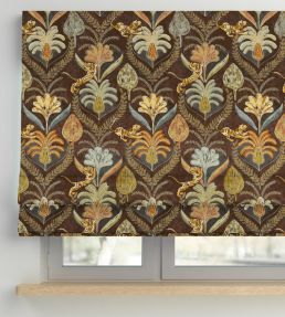 Grande Saranda Fabric in Nutmeg by Arley House | Jane Clayton