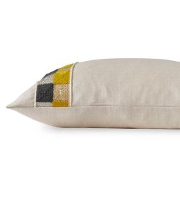 Hatchett Silk Ready Made Cushions in Grey/Gold by James Hare | Jane Clayton