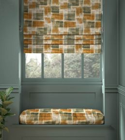 Ikon Fabric in Rust by Warwick | Jane Clayton