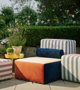 Inca Performance Velvet Fabric in Rosa by Christopher Farr Cloth | Jane ...