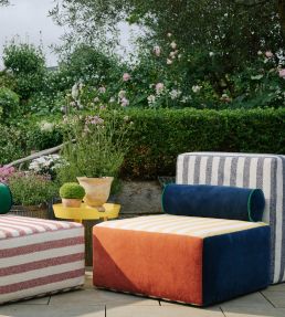 Inca Performance Velvet Fabric in Rubino by Christopher Farr Cloth ...