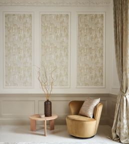 Intona Wallpaper in Cobweb by Villa Nova | Jane Clayton