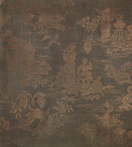 Isenzo Wallpaper in Tonka by Black Edition | Jane Clayton