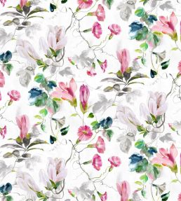 Japanese Magnolia Fabric in Fuchsia by Designers Guild | Jane Clayton
