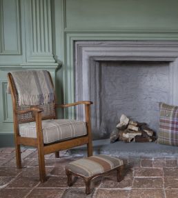 Strath Canaird Fabric by Johnstons of Elgin in Umber | Jane Clayton