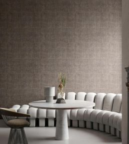 Katan Silk Wallpaper in Chocolate by Arte | Jane Clayton