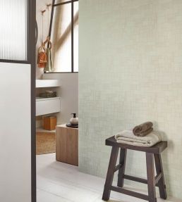 Kensai Wallpaper in Noir Fusain by Casadeco | Jane Clayton