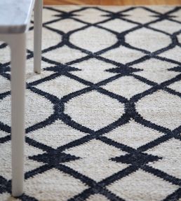 Rodas Rug in Black by GAN | Jane Clayton