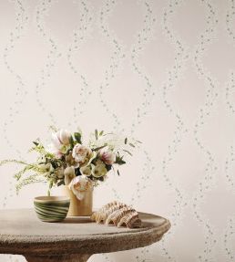 Liliana Wallpaper in Ivory by Colefax and Fowler | Jane Clayton
