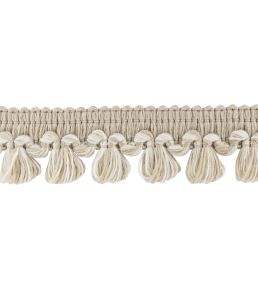 Looped Fringe Trimmings in Stucco by Villa Nova | Jane Clayton