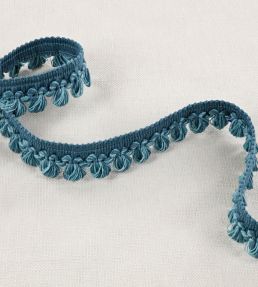 Looped Fringe Trimmings in Teal by Villa Nova | Jane Clayton
