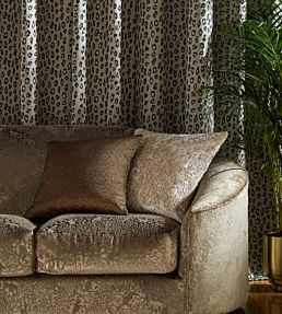 Lynx Fabric in Rust by Kai | Jane Clayton