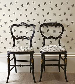 Sirius Wallpaper by Matthew Williamson in Silver | Jane Clayton