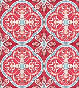 Rufous Tile Wallpaper by MINDTHEGAP in Red | Jane Clayton