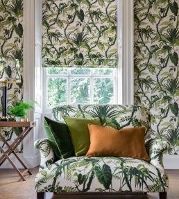 Mustique Fabric in Jungle by Warner House | Jane Clayton