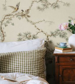 Noah Wallpaper mural in Sandstone by Sandberg | Jane Clayton