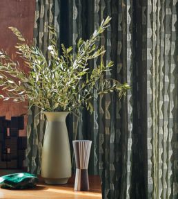 Ozari Fabric in Mehndi by Black Edition | Jane Clayton