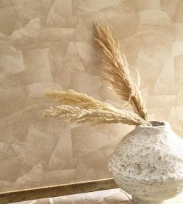 Papier Colle Wallpaper in Ficelle by Casadeco | Jane Clayton