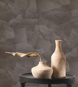 Papier Colle Wallpaper in Noir D'Encre by Casadeco | Jane Clayton